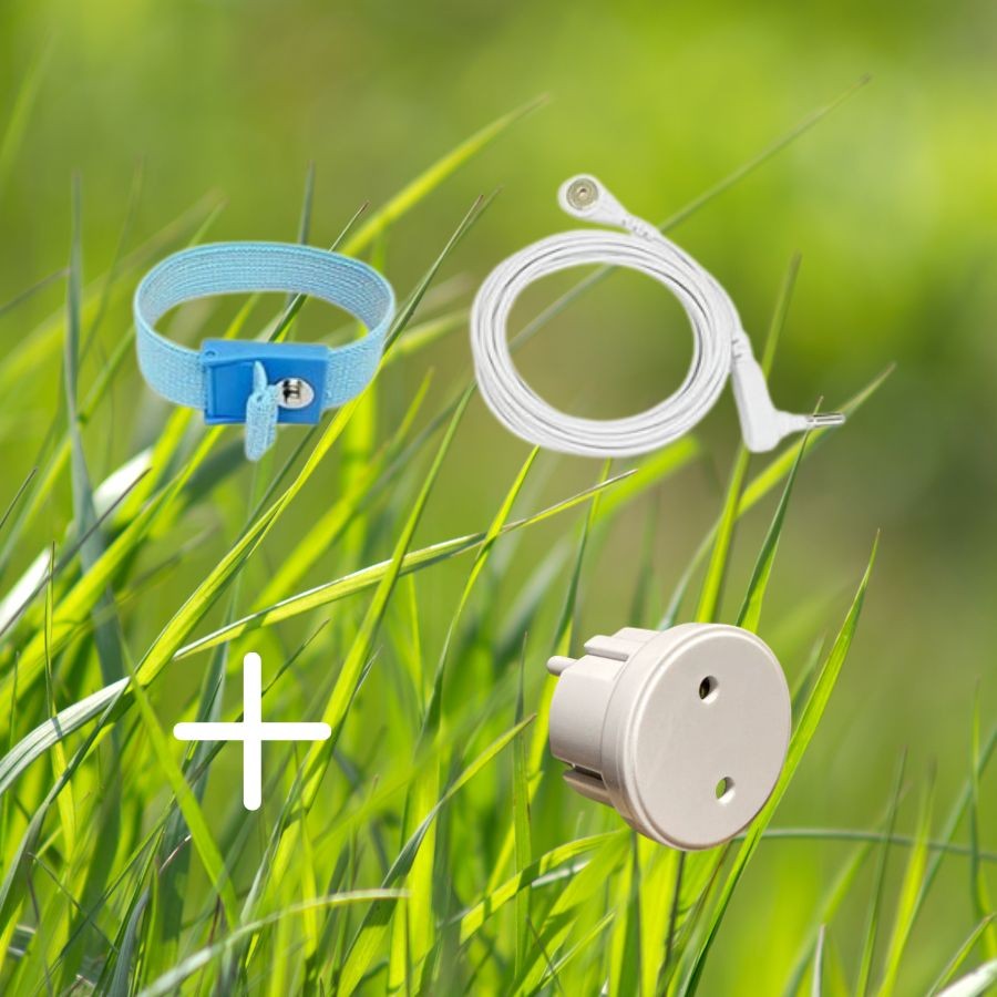 Mise à la terre - Bracelet - Bande de corps - Earthing (kit)